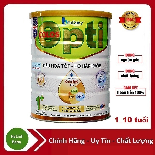 [Quét mã tích điểm] Sữa Colos Opti số 0+, 1+ 800g [Date mới nhất ...