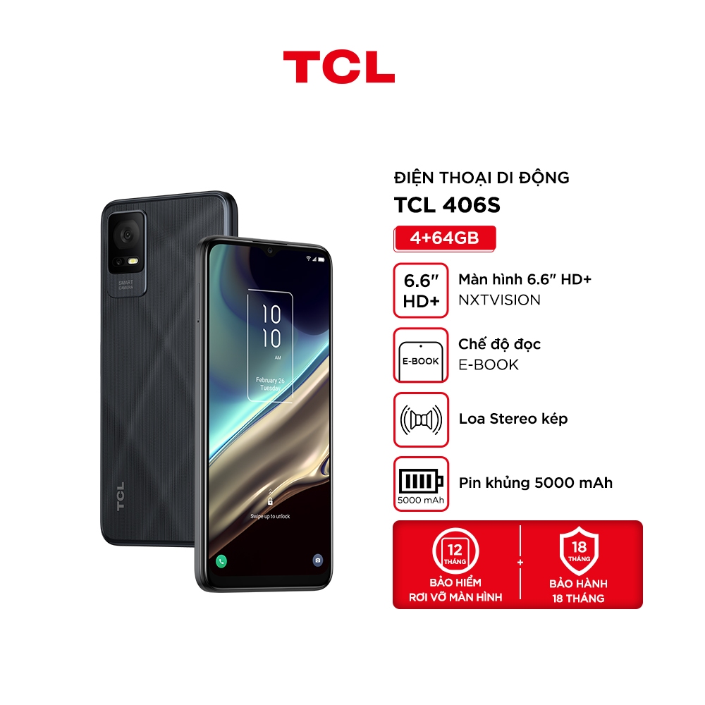 Điện thoại di động TCL 406S (4+64GB) - Bảo hành chính hãng | Shopee ...
