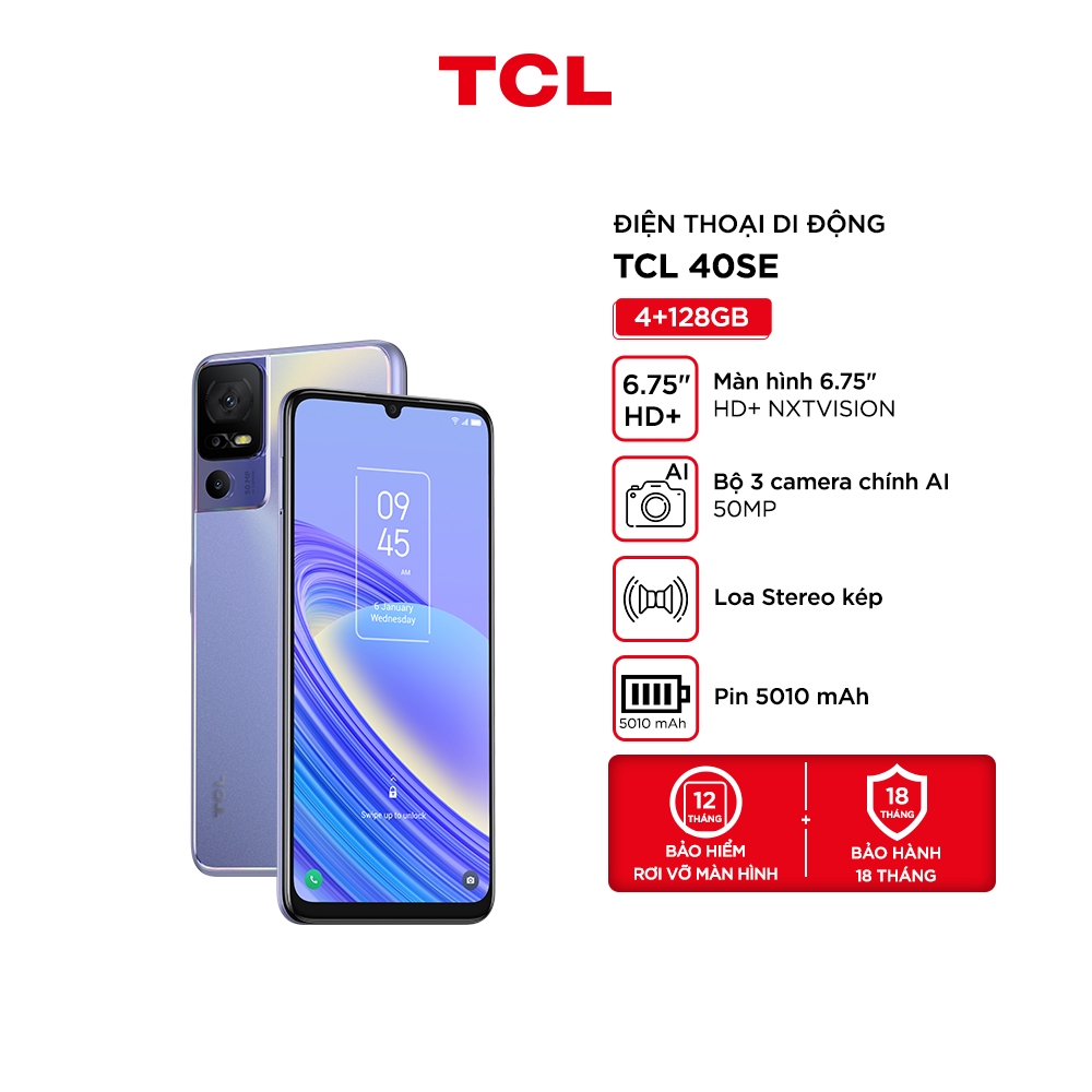 Điện thoại di động TCL 40SE T610K (4+128GB) - Bảo hành chính hãng ...