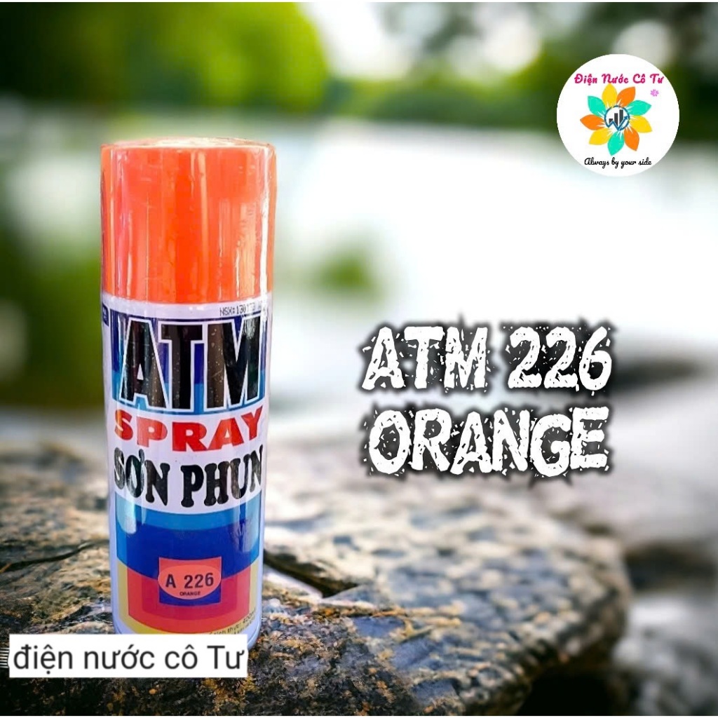 Bình phun sơn màu cam (orange) ATM Spray mã A226 | Shopee Việt Nam