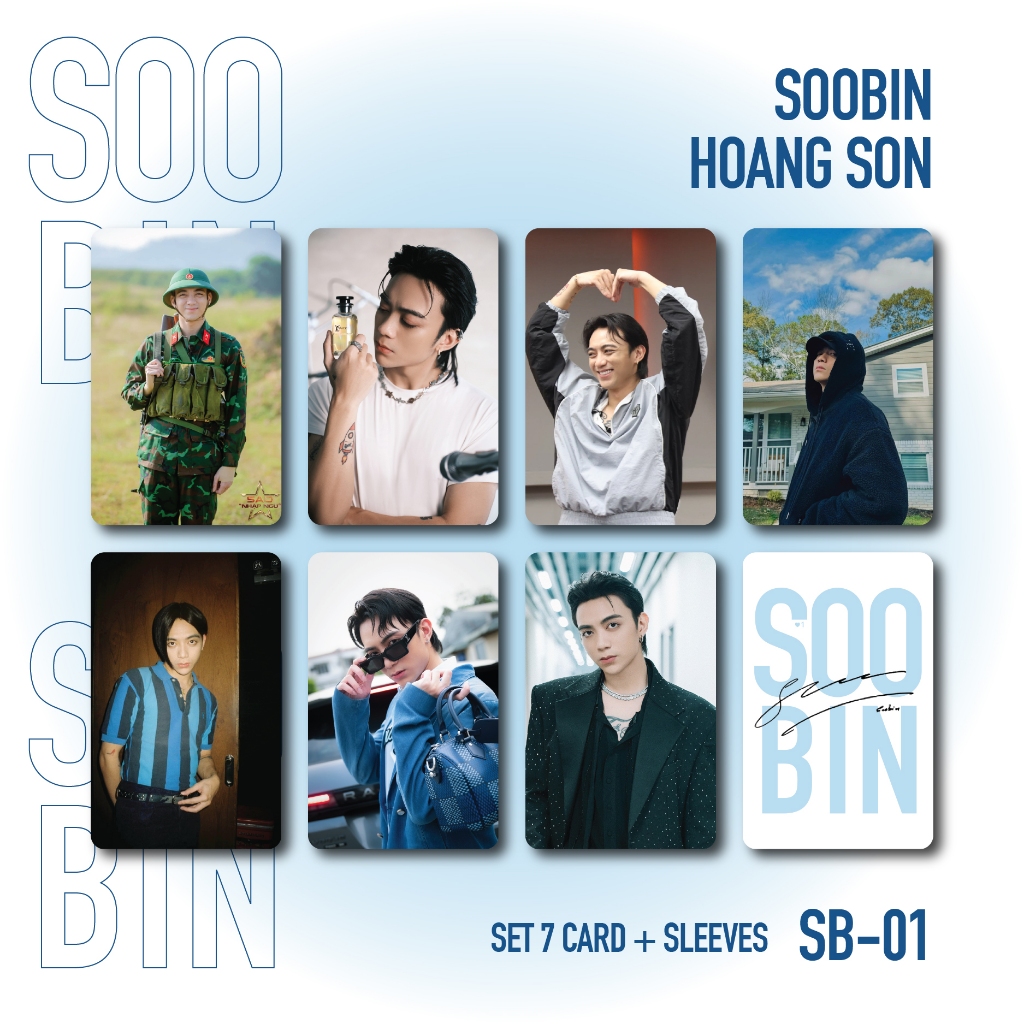 Thẻ Bo Góc Soobin Hoàng Sơn | Sum.mer30 | Shopee Việt Nam