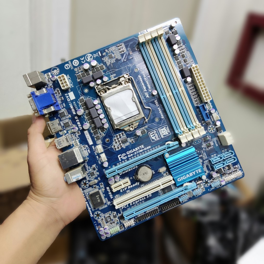 Main chính hãng Gigabyte socket 1155 các loại H61 B75 P75 H77 Z77, hỗ ...