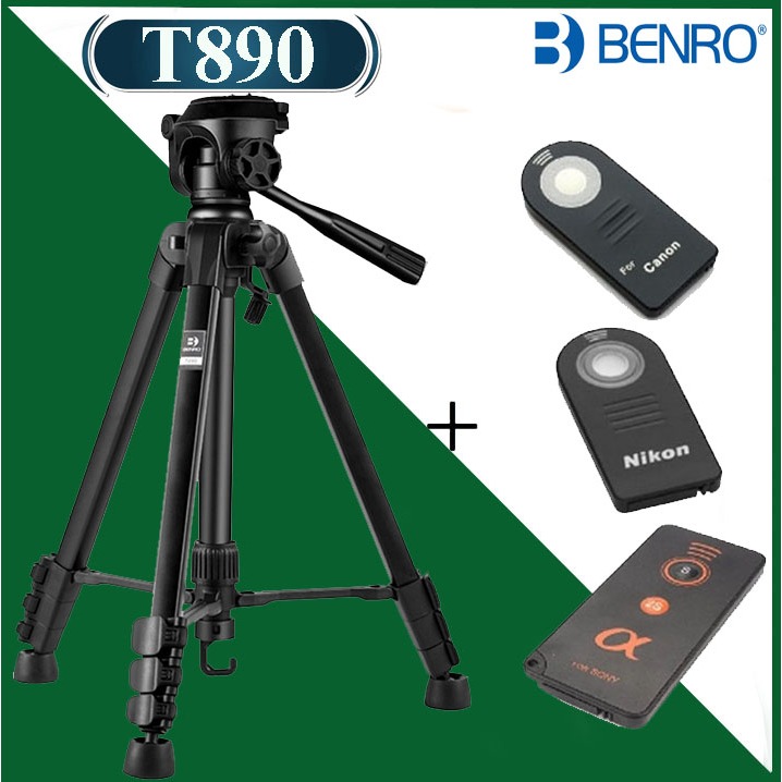 Chân máy ảnh Tripod Benro T890 + Remote cho máy ảnh | Shopee Việt Nam