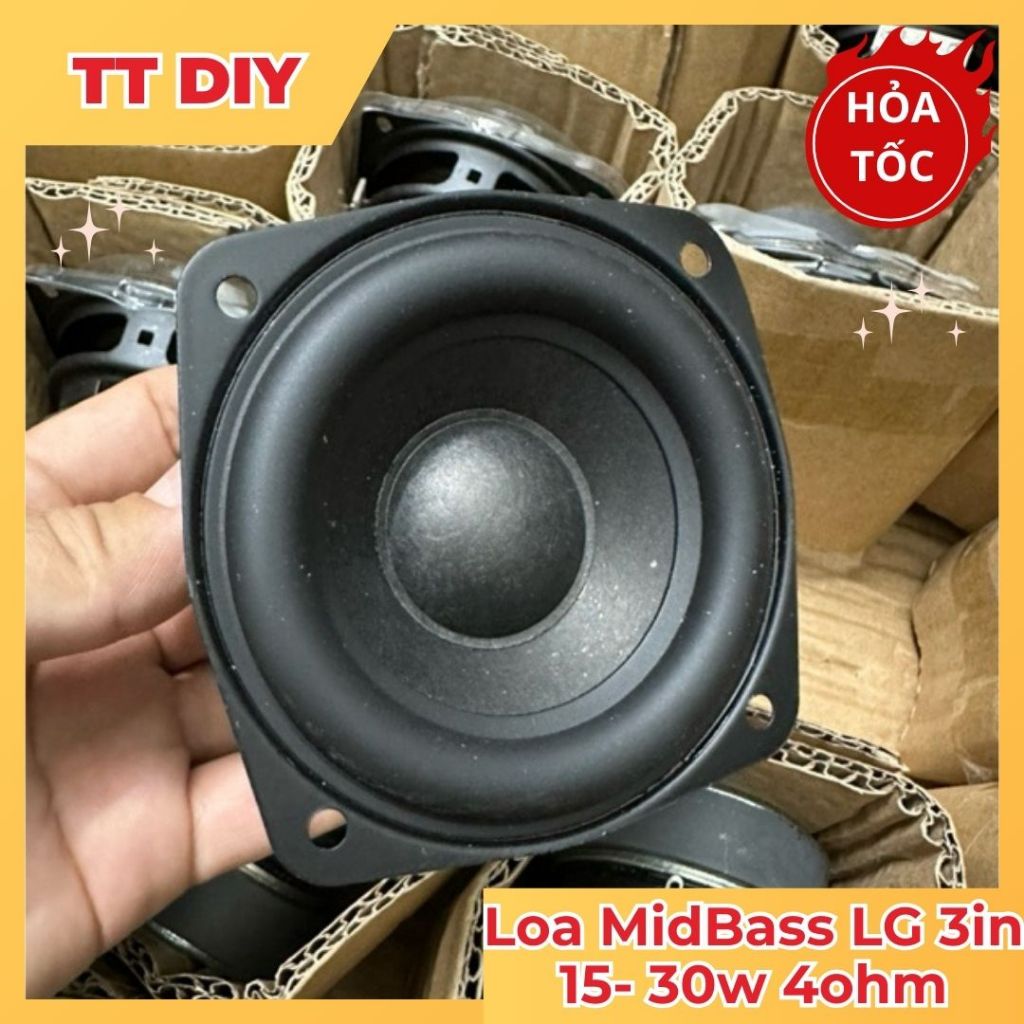[TT DIY] Loa Mid Bass LG 3in 15W, 30w 4ohm Hàng Chất Lượng | Shopee Việt Nam