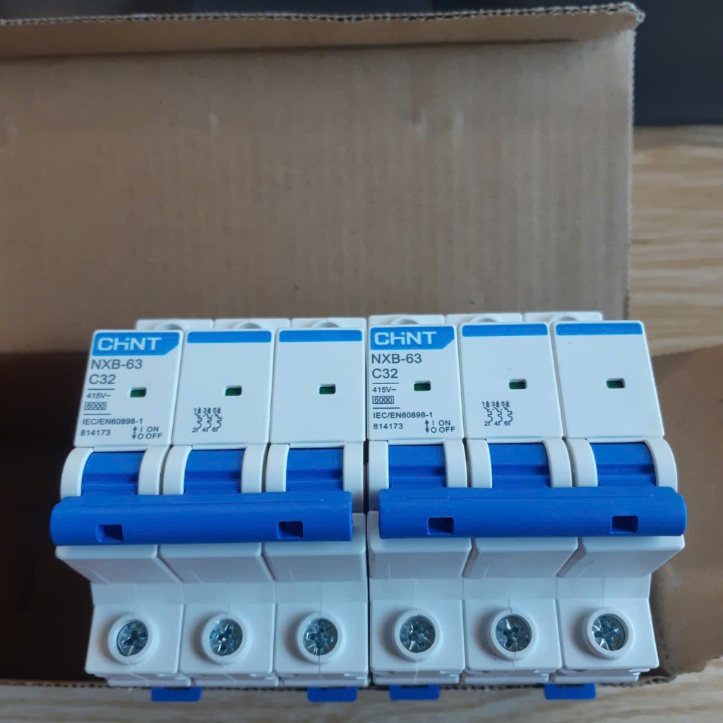 Aptomat MCB Chint 3 pha NXB 63, 6A, 10A, 16A, 20A, 25A, 32A, 40A, 50A, 63A | Shopee Việt Nam