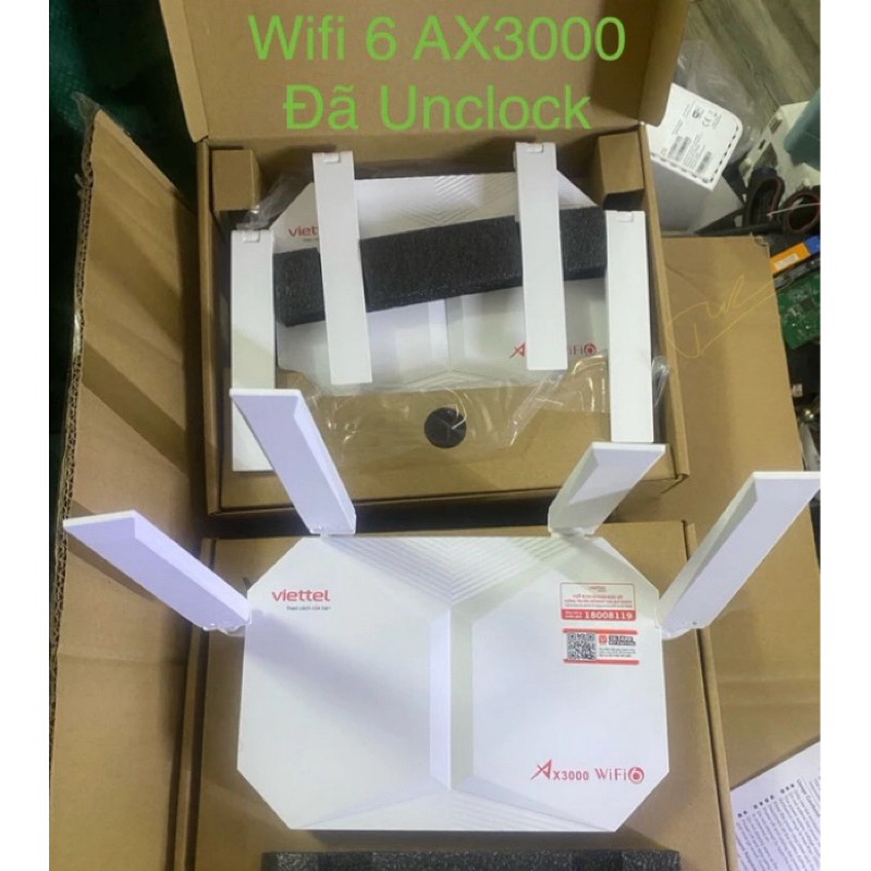 WIFI6 ZTE AX3000 HV3601P New full box, đã unclock sài đa mạng | Shopee ...