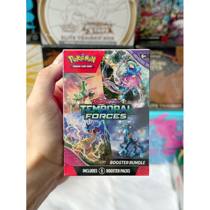 Pokémon TCG: Scarlet & Violet-Temporal Forces Booster Bundle (6 Packs ...
