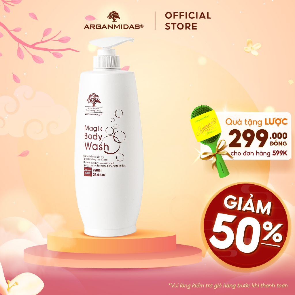 Sữa tắm lưu hương Arganmidas Magik Body Wash 750ml | Shopee Việt Nam