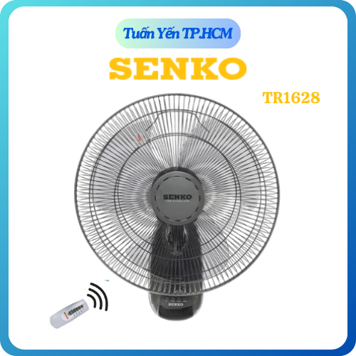 Quạt treo tường Có Remote điều khiển từ xa Senko TR1628 bảo hành 12 ...