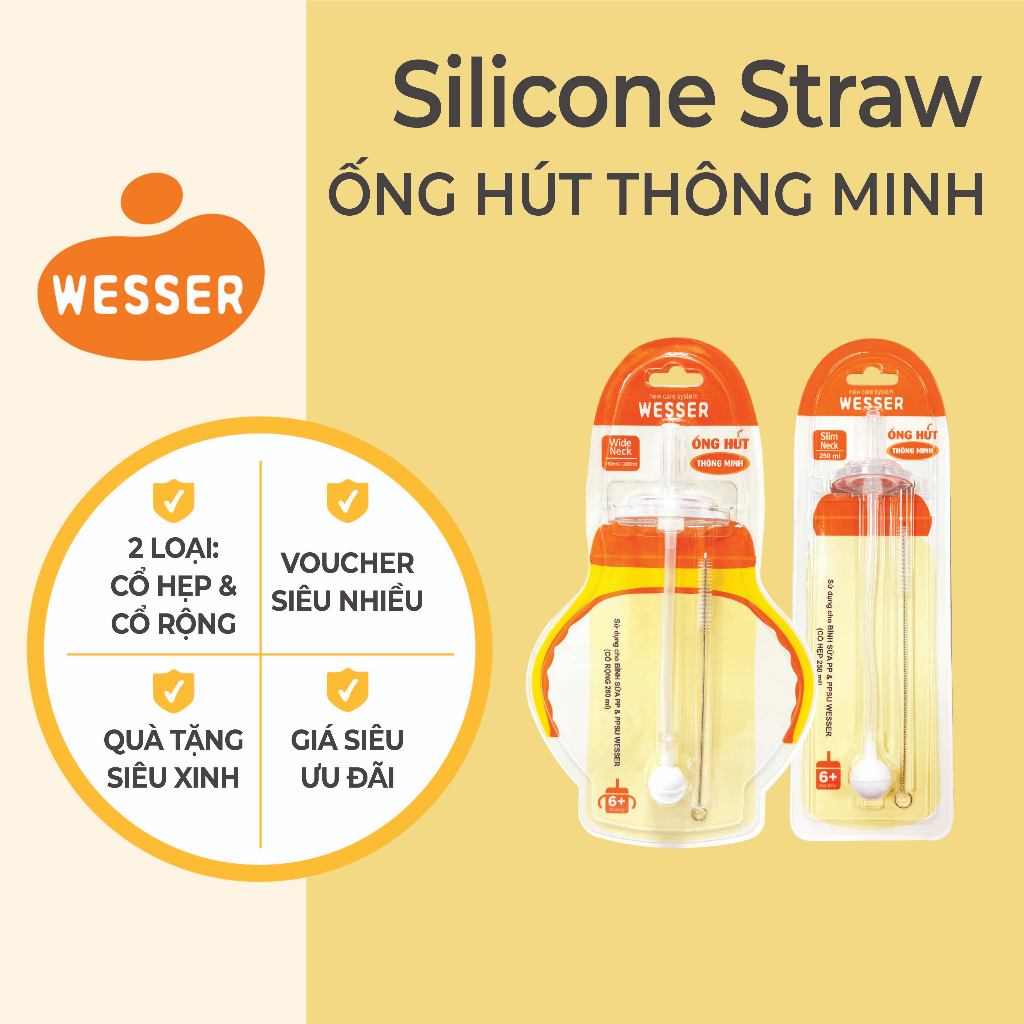 Ống hút thay thế thông minh Wesser | Shopee Việt Nam