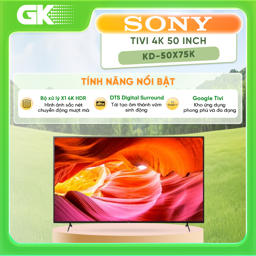 KD-50X75K - Google Tivi Sony 4K 50 inch KD-50X75K - Bảo Hành Chính Hãng ...