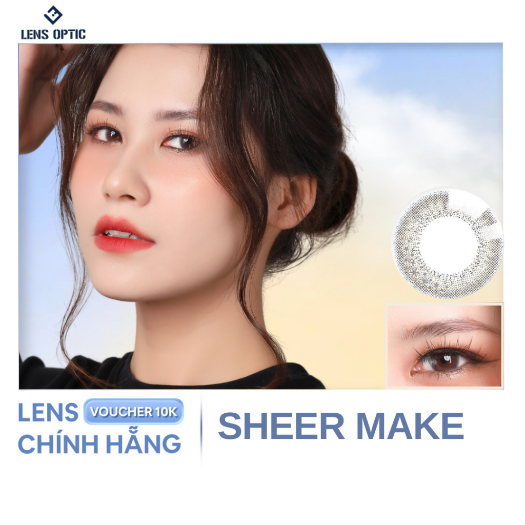 Kính áp tròng SEED 1 ngày màu Sheer Make, lens SEED Eye coffret 1 day ...