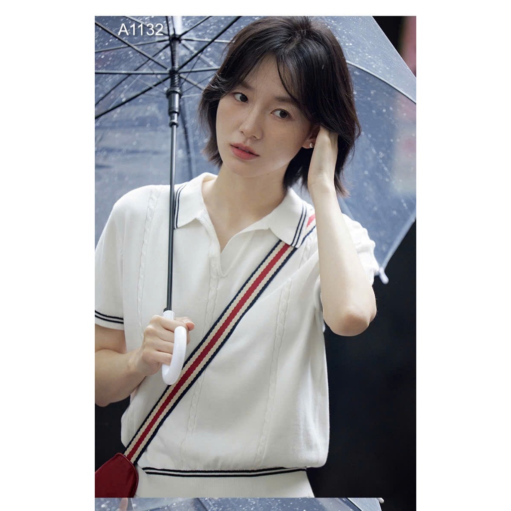 Áo len po.lo cổ viền phối thừng A1132 xịn đẹp | Shopee Việt Nam