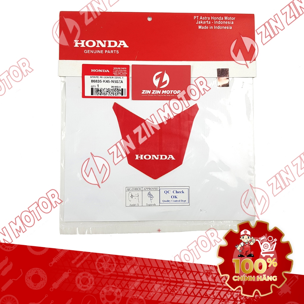 Tem mu rùa Repsol CBR 150R K45N 86835K45N50ZA chính hãng | Shopee Việt Nam