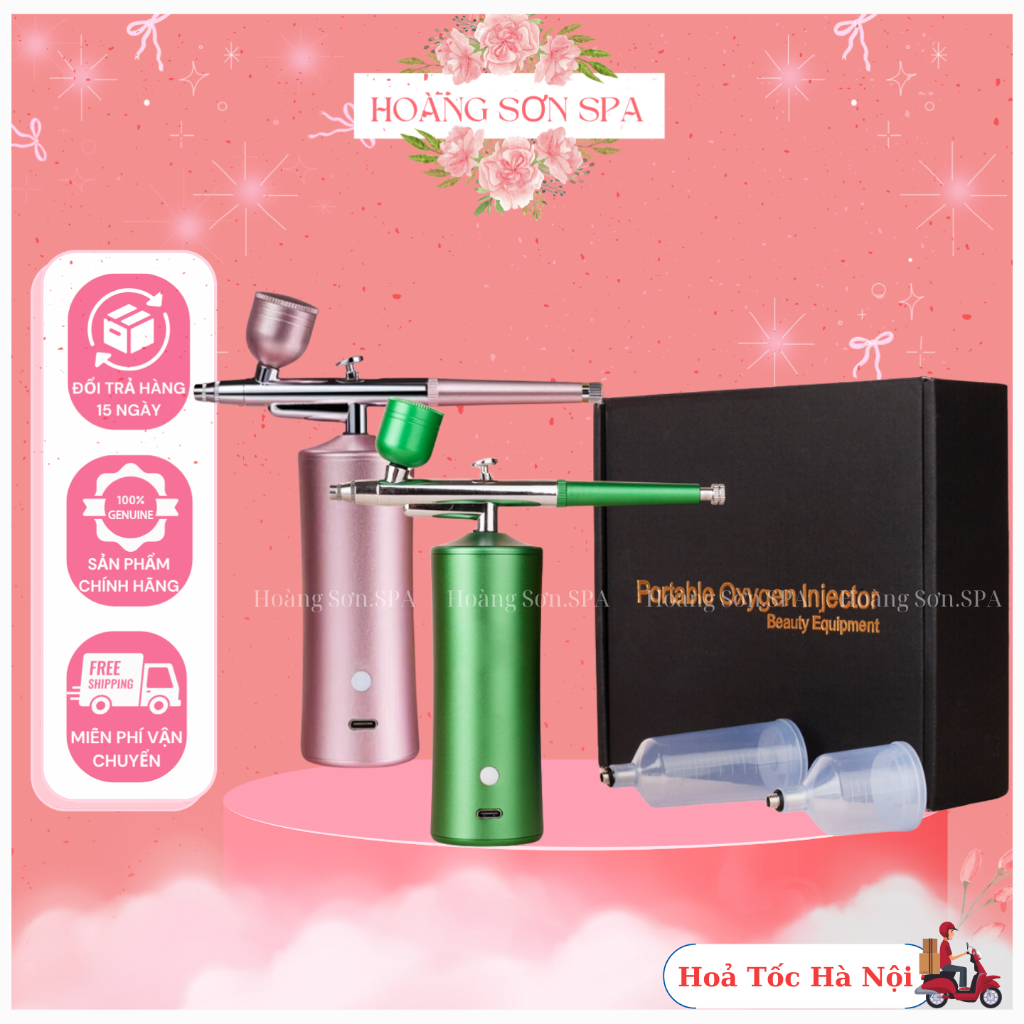 Súng Phun Oxy, Máy phun oxy mini cầm tay | Máy phun sơn Nail Máy phun oxy mini cầm tay Máy phun ...