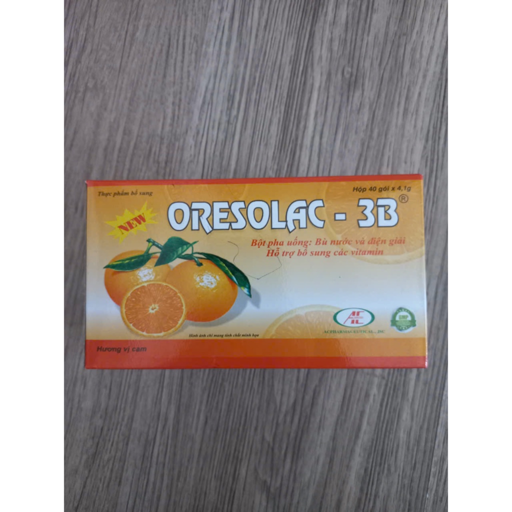 Bù nước và điện giải oresolac 3b á châu (hộp 40 gói) | Shopee Việt Nam