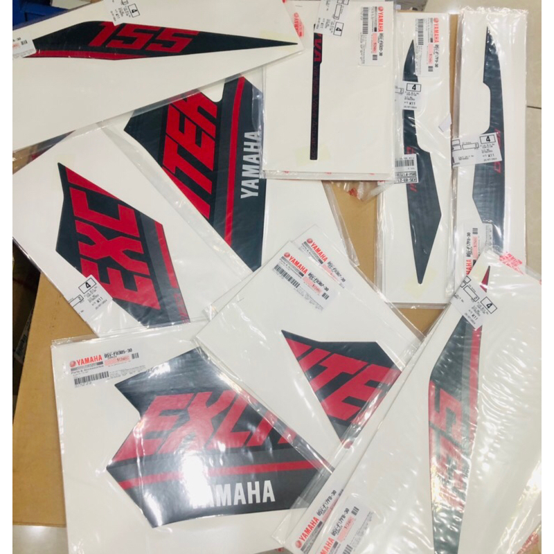 Bộ tem exciter 155 chính hãng YAMAHA | Shopee Việt Nam