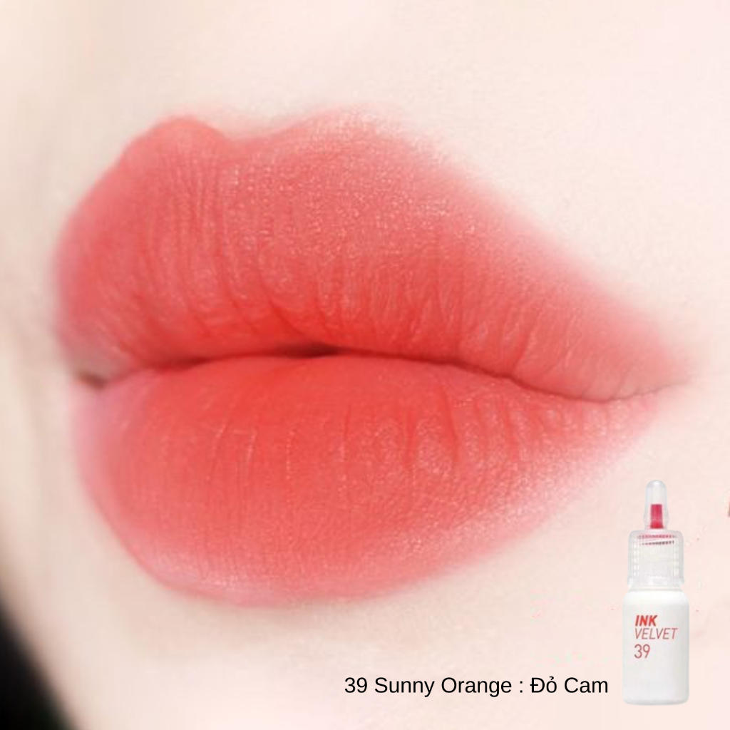 Son Ink 39 Cam Hồng San Hô, Son Peripera Ink Velvet 39 Sunny Orange ...