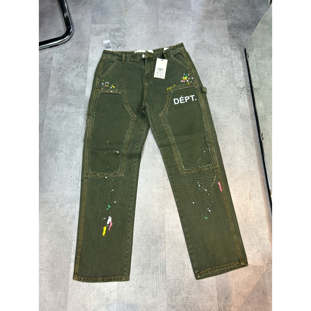 Quần Jeans Double Knee form ống suông - DEPT. | Shopee Việt Nam