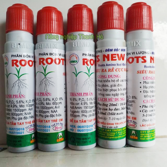 Phân bón kích ra rễ Roots New dạng dung dịch vỉ 10 lọ - T7.1 | Shopee ...