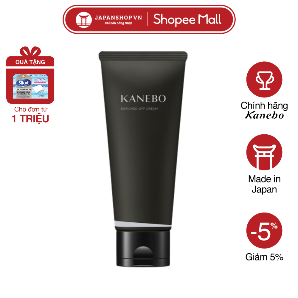 Kem tẩy trang KANEBO ENRICHED OFF CREAM 130g làm sạch sâu, cấp ẩm giúp da mềm mại chính hãng nội ...