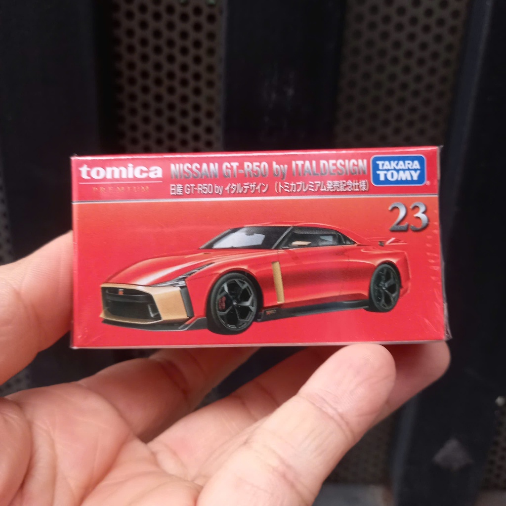 Đồ chơi mô hình tĩnh xe tomica premium, No.23 Nissan GT-R50 by Italdesign (đỏ) | Shopee Việt Nam