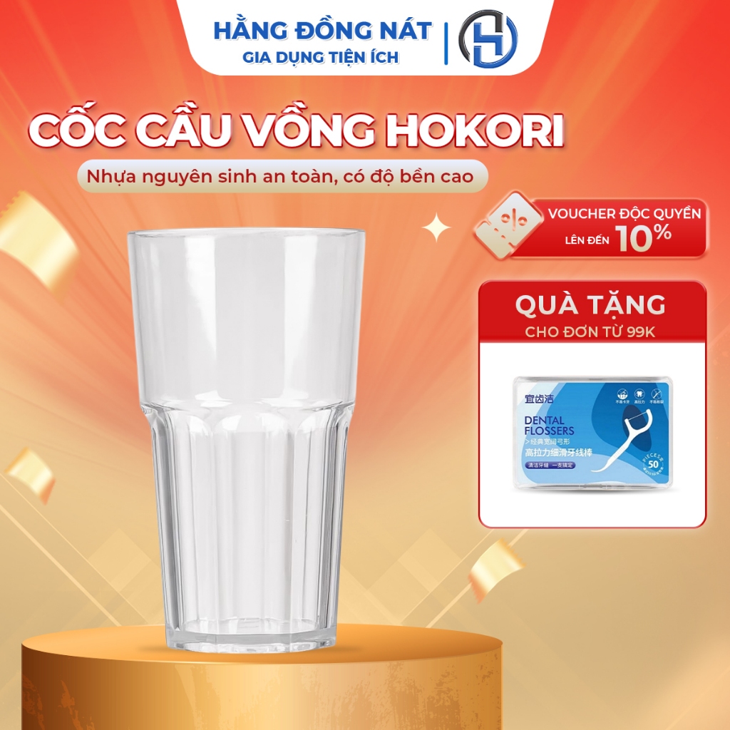 Cốc cầu vồng Hokori nhựa Việt Nhật 460ml, ly nhựa, cốc uống trà chanh trong suốt Hằng Đồng Nát ...