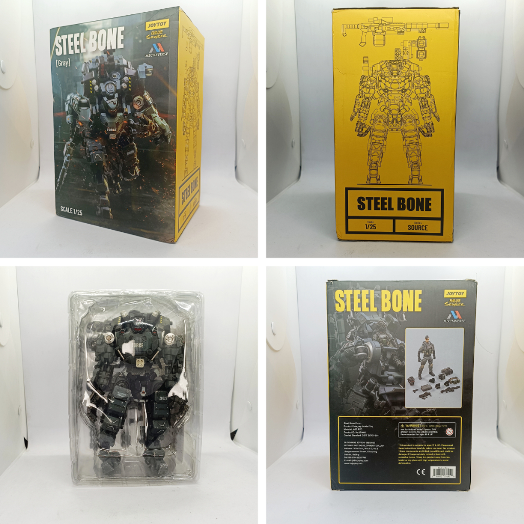 Mô hình action figure 2nd JOYTOY Dark Source Steel Bone [Gray] có khớp ...