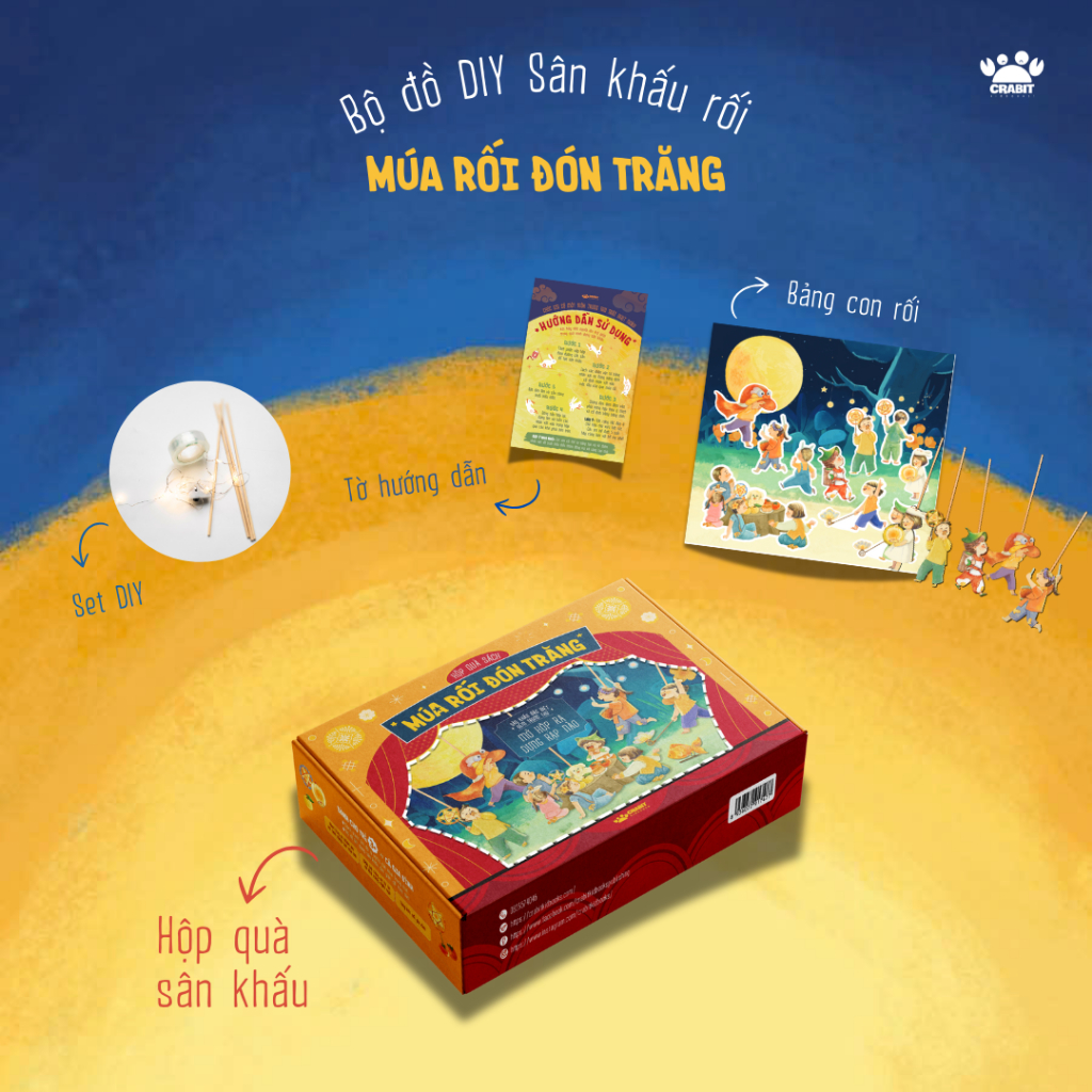 Set DIY Trung Thu - Múa rối đón trăng - Crabit Kidbooks | Shopee Việt Nam