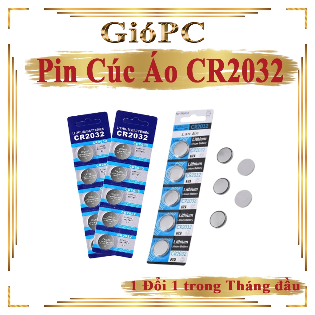 Pin Cr2032 Pin Cmos vỉ 5 viên Pin Cmos lithium CR 2032 | Shopee Việt Nam