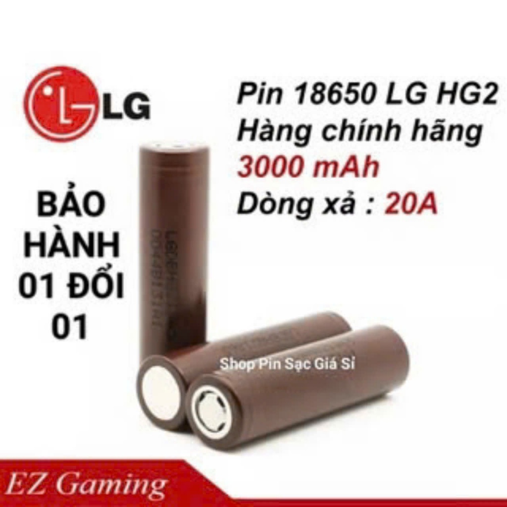 Pin 18650 3000mah LG HG2 Chính Hãng | Shopee Việt Nam