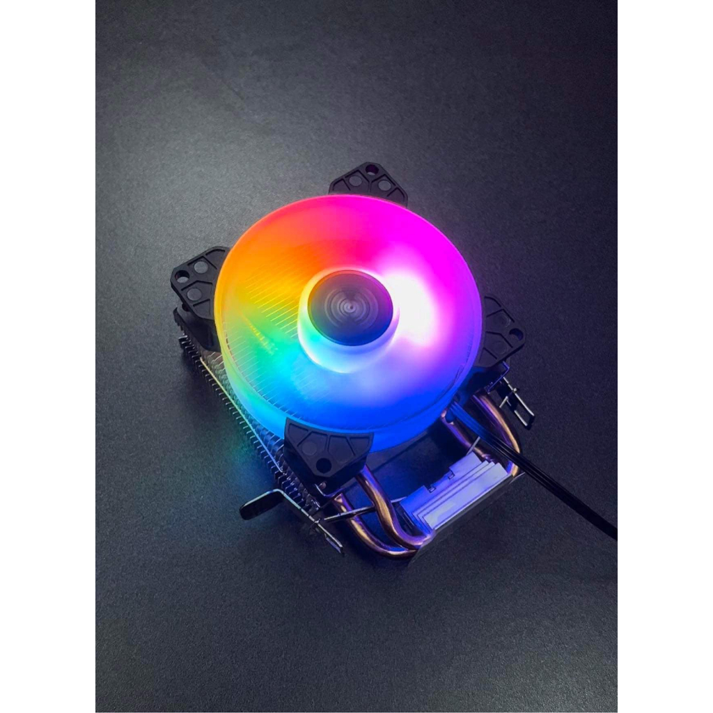 Tản nhiệt CPU TOMATO AM6100 2 ống đồng mát lạnh led RGB dùng cho INTEL ...