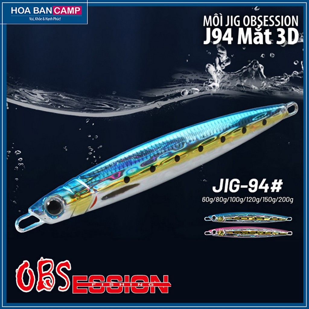 Môì Jig Obsession J94 Mắt 3D, Phản Xạ Ánh Sáng | Shopee Việt Nam