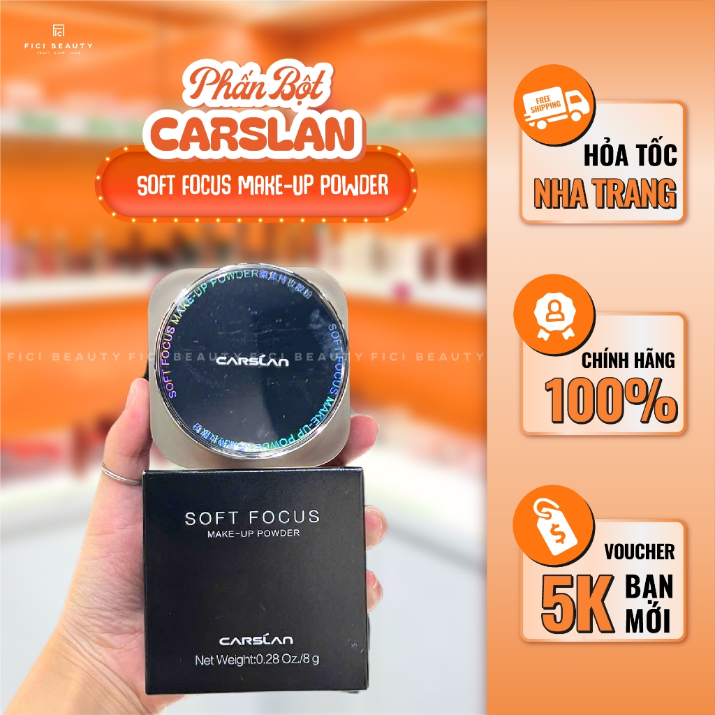 CARSLAN Phấn Bột Soft Focus Make-Up Powder #Kiềm dầu-Trong suốt | Shopee Việt Nam