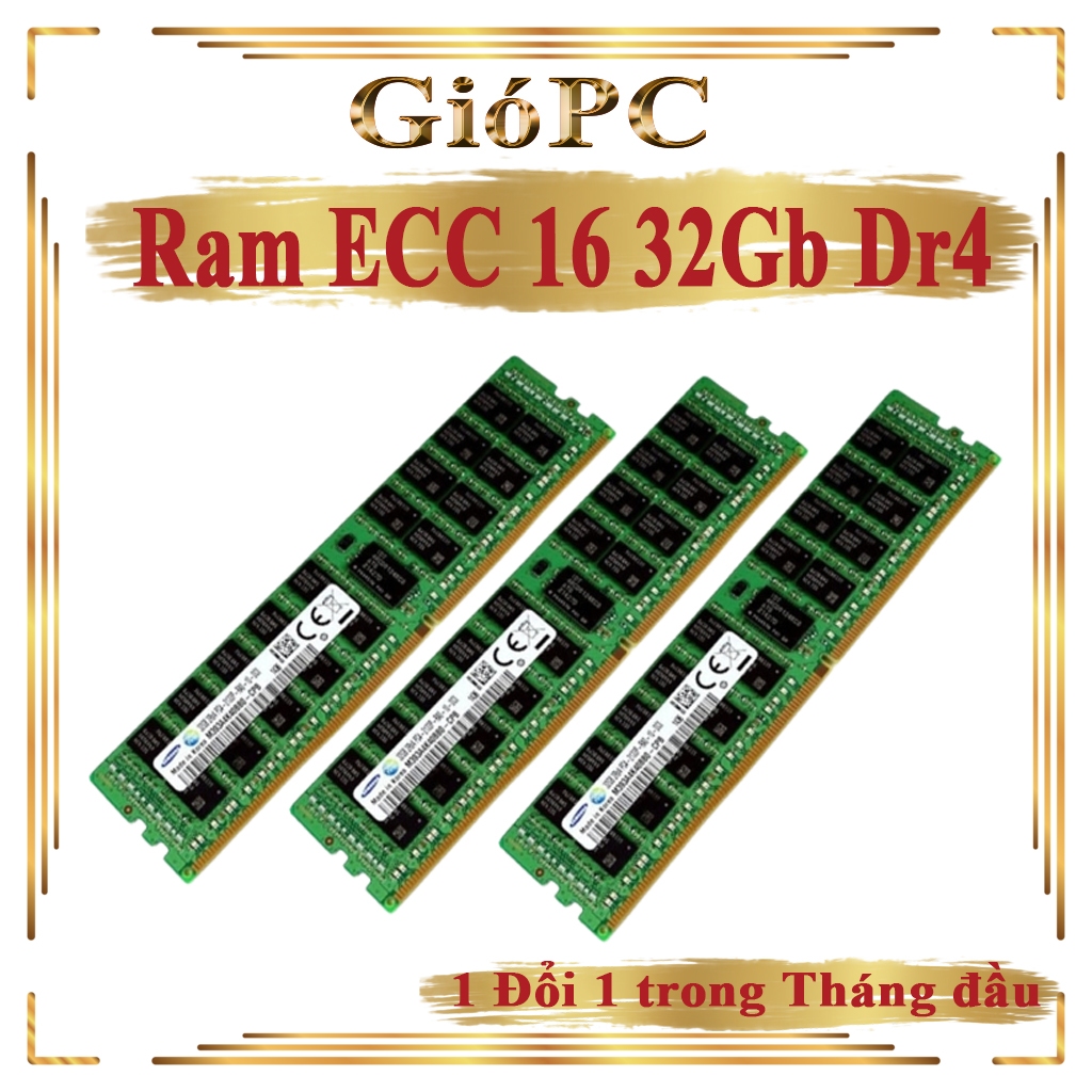 Ram Ecc 32Gb Ddr4, 16Gb ddr4 bus 2133 chạy main x99 dual xeon | Shopee ...