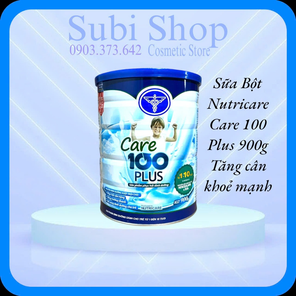 Sữa Bột Nutricare Care 100 Plus 900g Tăng cân khoẻ mạnh | Shopee Việt Nam