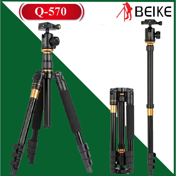 Chân máy ảnh BEIKE Q-570 (China) . Tặng Da cừu - Da thật | Shopee Việt Nam