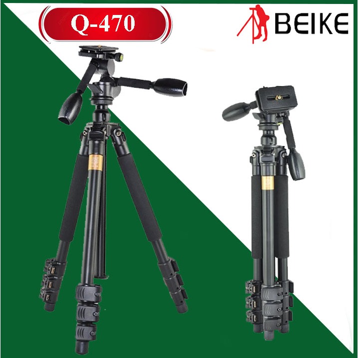 Chân máy ảnh BEIKE Q-470 pro (China) . Tặng Da cừu - Da thật | Shopee ...