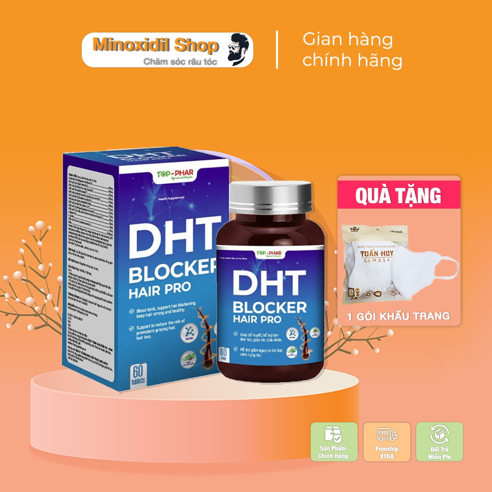DHT Blocker Hair Pro 60 viên Chống DHT - Mọc tóc Nhanh - Chống Bạc Sớm ...