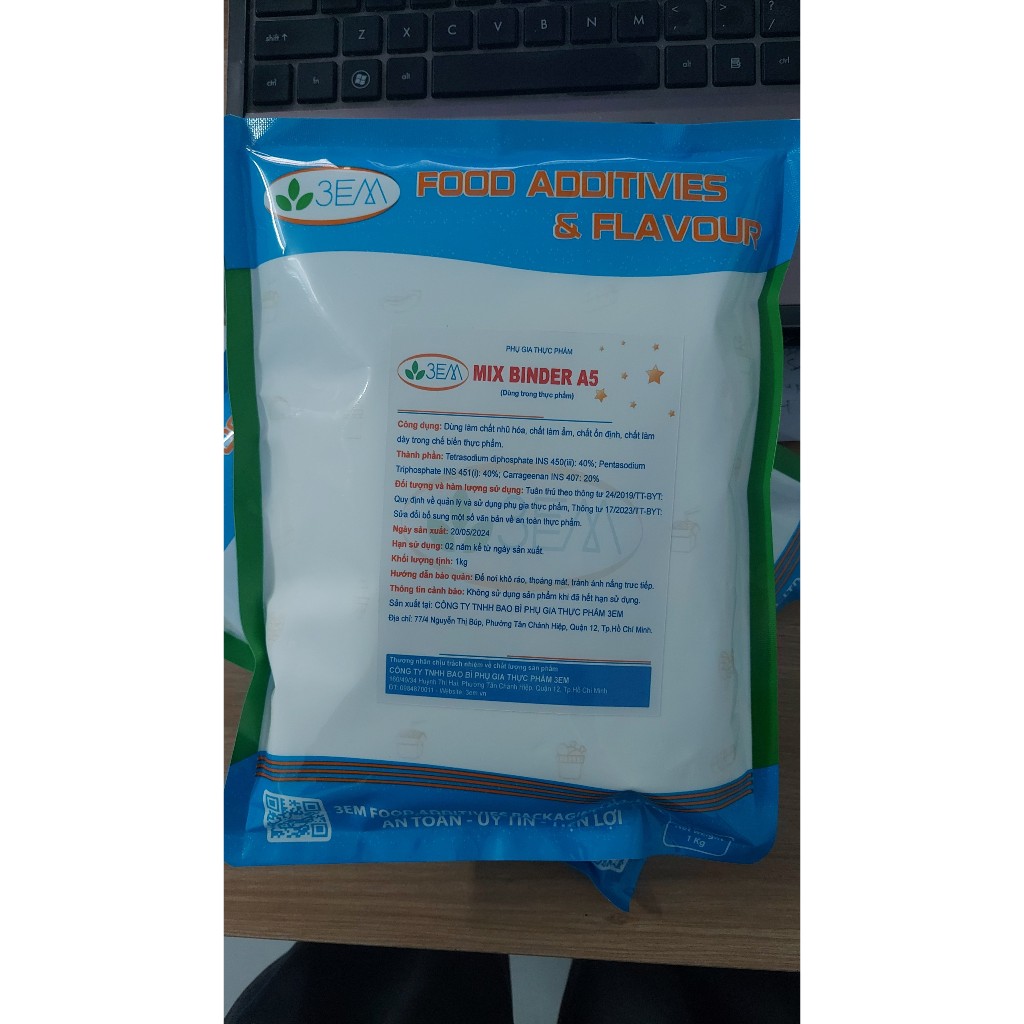 Tạo cứng chắc cho giò chả, xúc xích, bò viên - MIX BINDER A5 1KG | Shopee Việt Nam