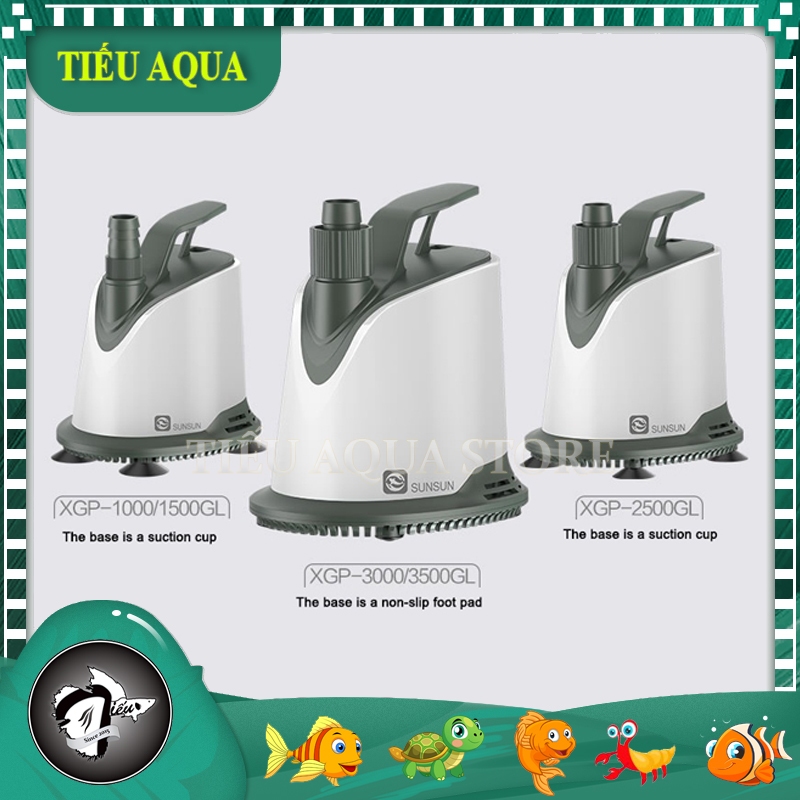 Máy Bơm Chìm Hút Đáy 360* Sunsun XGP-500, XGP-1000, XGP-1500, XGP-2500, XGP-3000, XGP-3500, XGP ...
