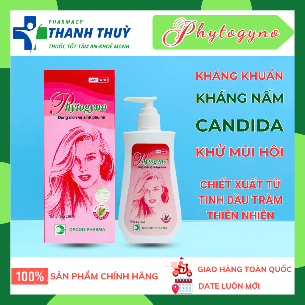 Dung Dịch Vệ Sinh Phụ Nữ PHYTOGYNO,Tác Dụng Kháng Khuẩn, Kháng Nấm ...