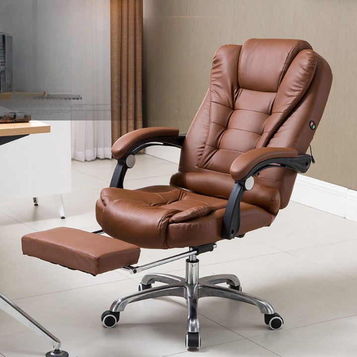 Ghế giám đốc nhập khẩu có mát xa rung, ghế xoay văn phòng ngả lưng tựa ...