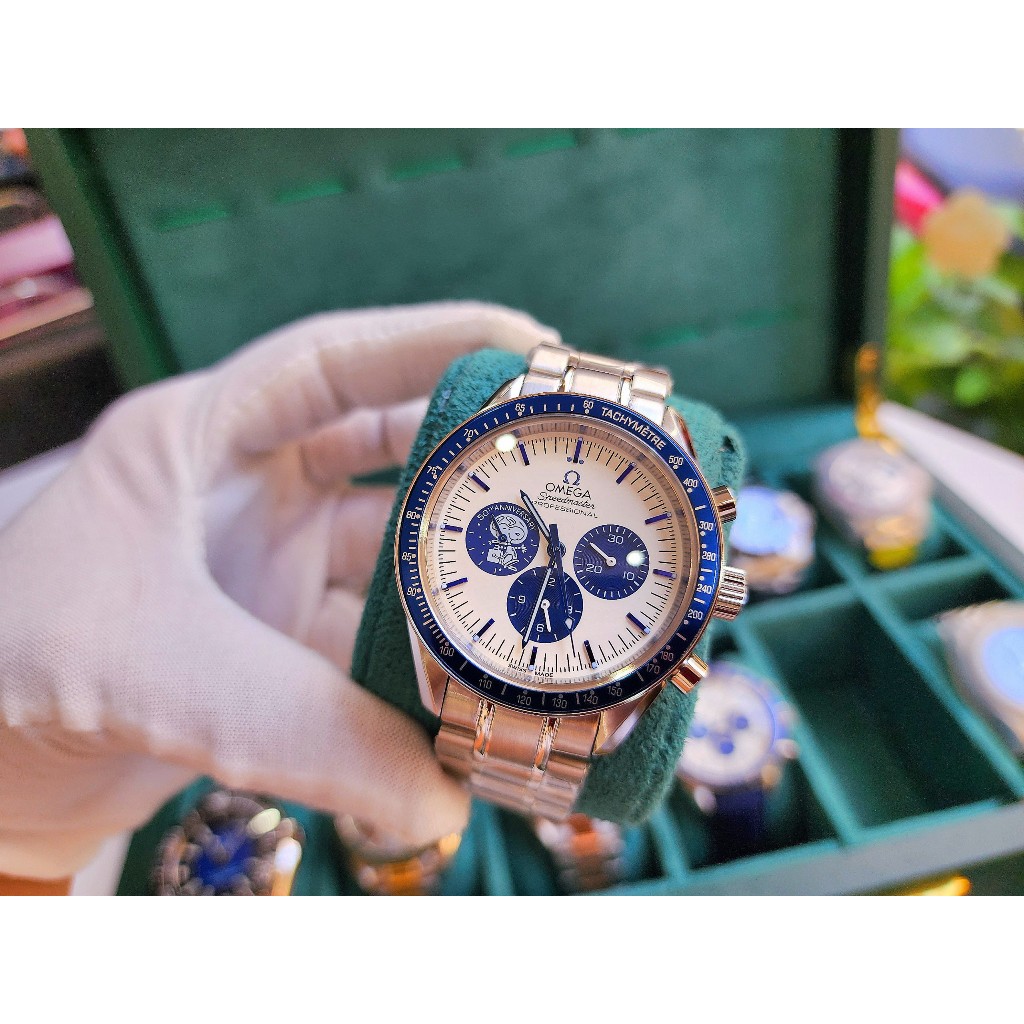 đồng hồ nam Omega Seamaster Snoopy 42mm máy cơ nhật bản, dây thép không ...