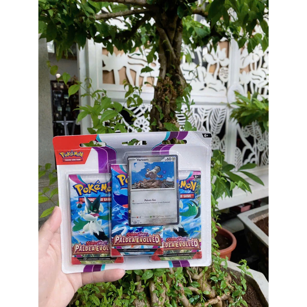 1 Box Thẻ Bài Pokemon Chính Hãng, Scarlet & Violet-Paldea Evolved 3 ...