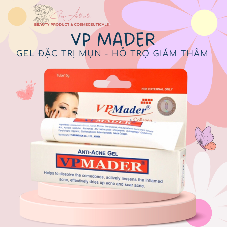 [CHÍNH HÃNG - GIẢM MỤN] VP MADER Gel GIẢM MỤN GIẢM THÂM SÁNG DA ...