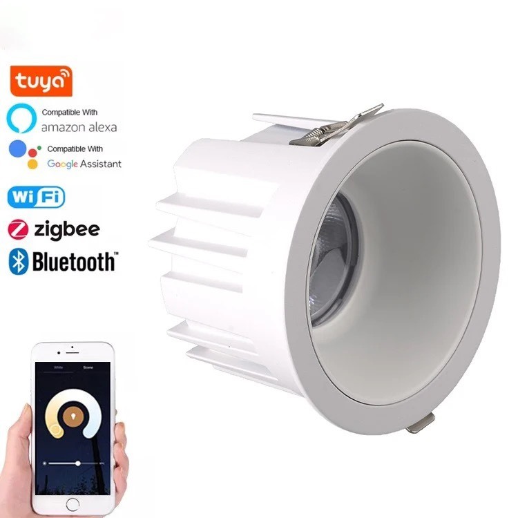 Đèn thông minh spotlight Zigbee 7W/9W/12W, ánh sáng điều chỉnh từ 2700 ...