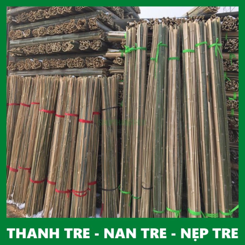 Thanh tre, nan tre, nẹp tre làm giàn cho cây trồng, làm đồ thủ công ...