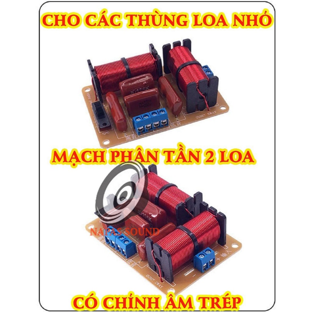 MẠCH PHÂN TẦN 1 BASS 1 TRÉP HOẶC 2 TRÉP 237A - PHÂN TẦN LOA 2 ĐƯỜNG ...