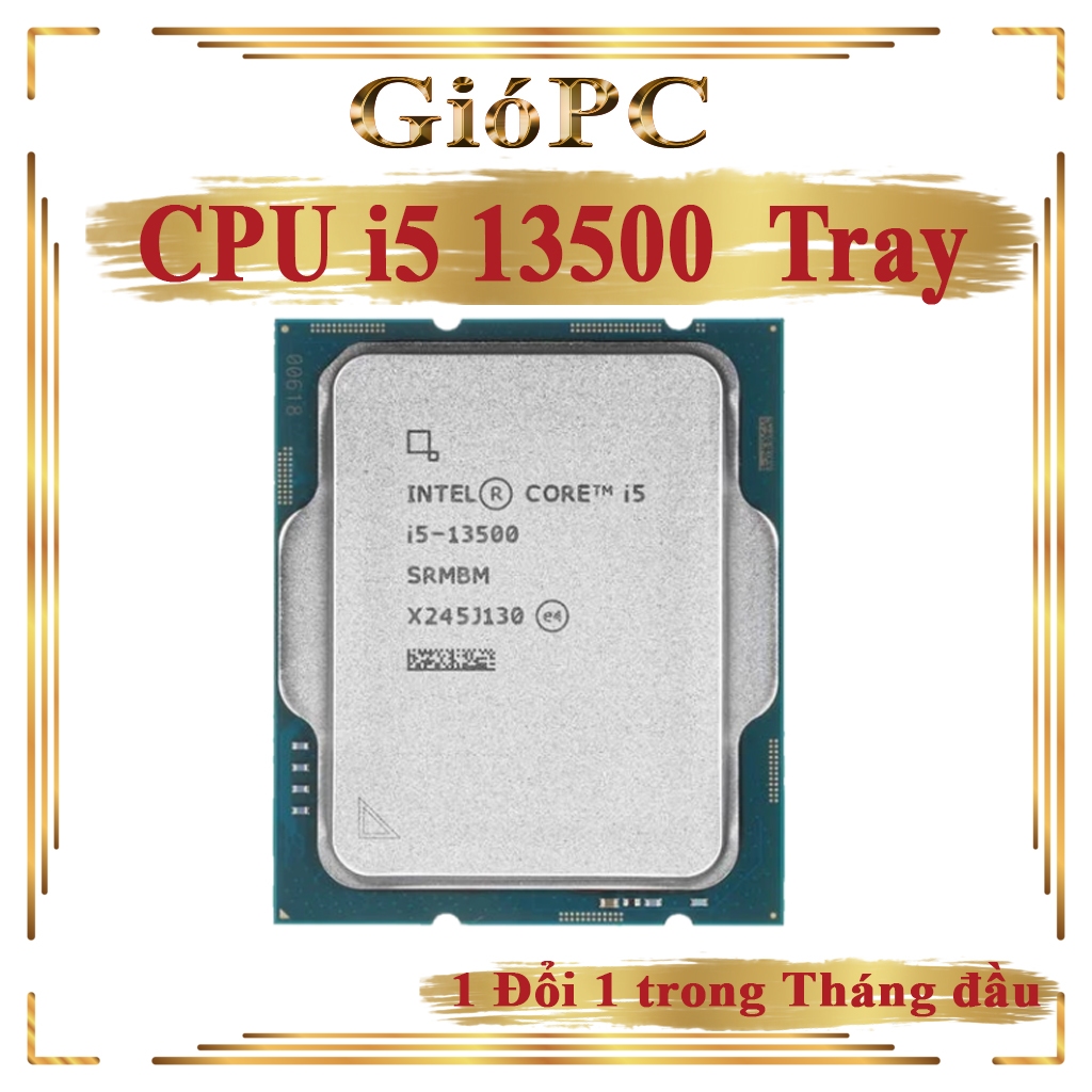 Cpu bộ vy xử lý core i5 13500, i5 13400f, i3 13100f new tray bh 36 ...
